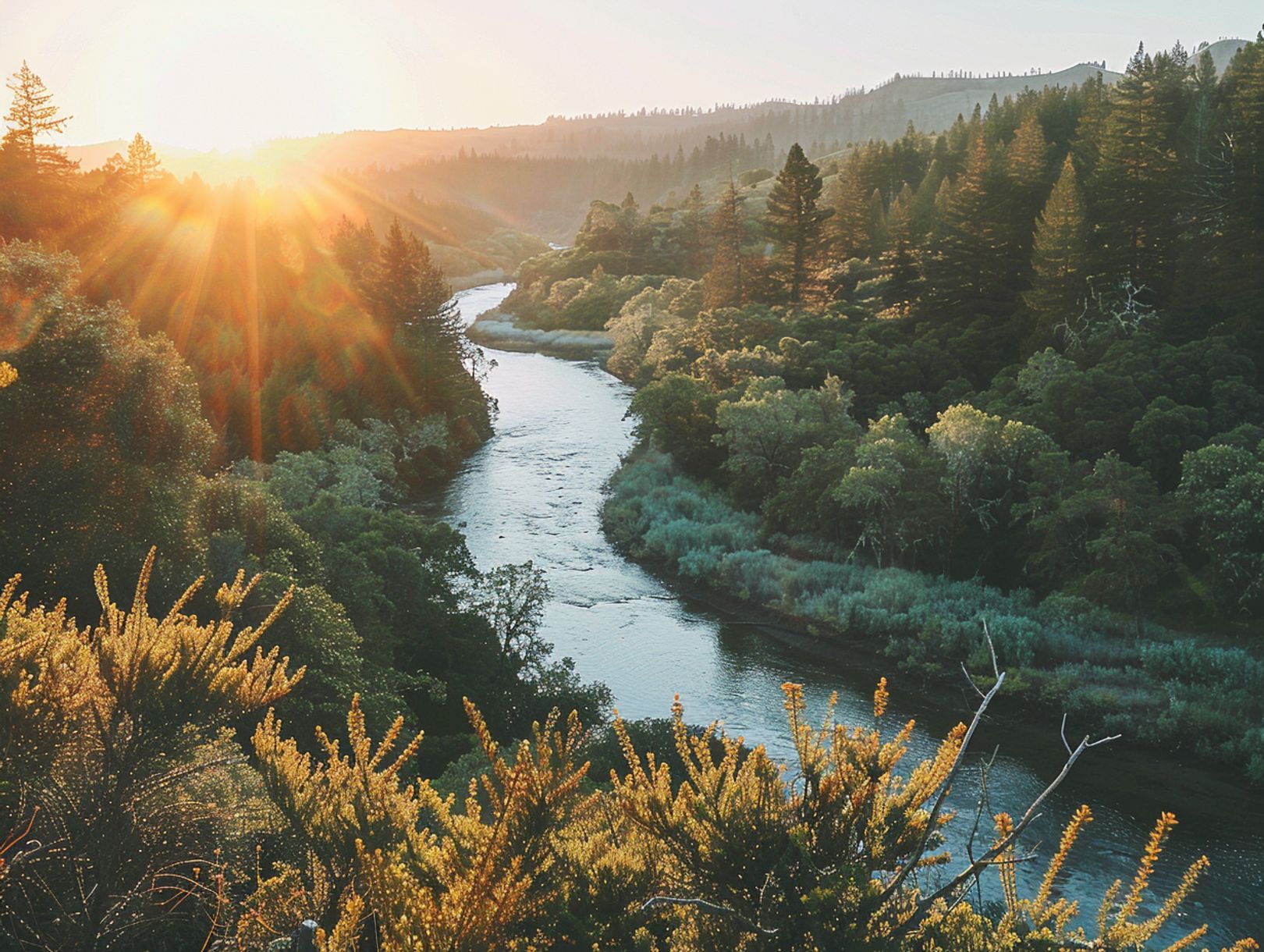 Map of California Rivers: Exploring Waterways from the Mountains to the Sea